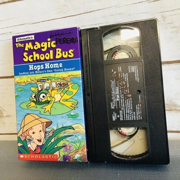 Other | The Magic School Bus Hops Home Vhs Home Video Cassette Tape ...